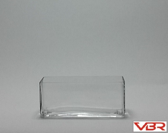 GLASS RECTANGLE VASE